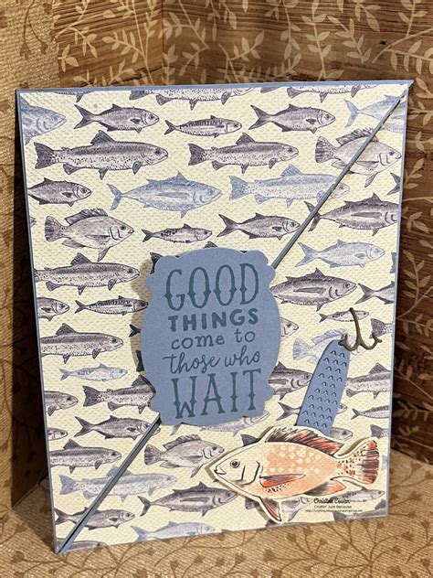 Gone Fishing Fun Fold Card Craftin Just Because