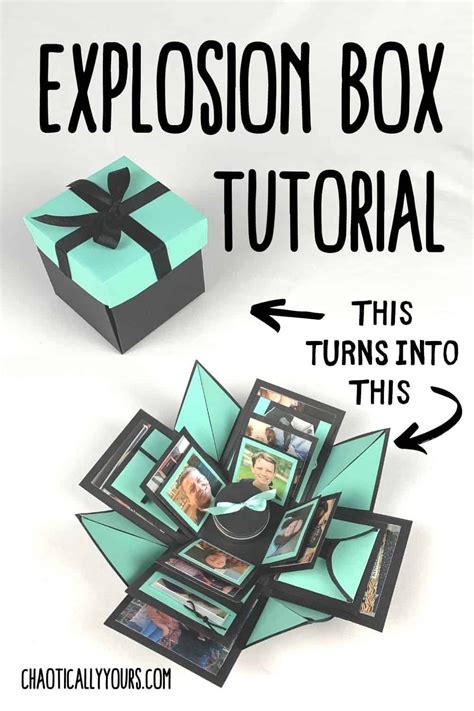 How To Make A DIY Explosion Box Diy Exploding Box Photo Box Diy