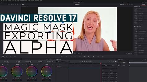 Davinci Resolve 17 Magic Mask YouTube