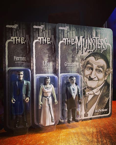 The Display Shelf On Twitter Super7s Grayscale Grandpa Munster Is Out Of The Lab And Into My