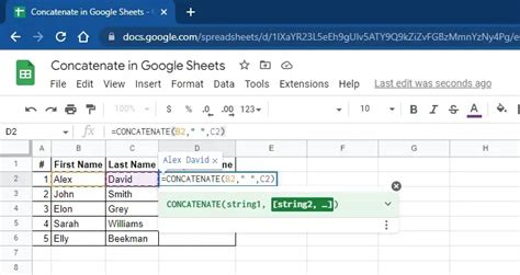 How To Concatenate In Google Sheets With Function Operator