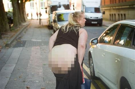 Girls Mooning Naked Ass