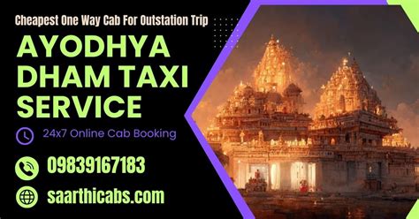 Ayodhya To Faridabad Taxi Fare One Way Cab Booking Phone Number