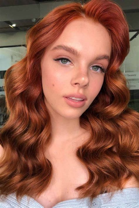 24 Seductive Shades Of Red Hair For Any Complexion And Eye Color Medium