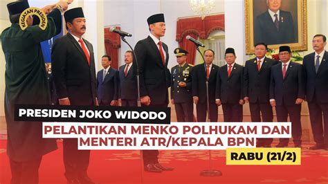 Sekretariat Kabinet Republik Indonesia Pelantikan Menko Polhukam