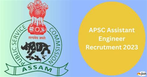APSC Recruitment 2024 Notification For 18 Assistant Engineer Vacancies
