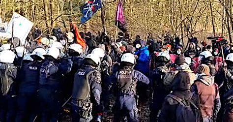 Wideo Tak Polska Policja Spacyfikowa A Antif Przy Granicy Z Niemcami