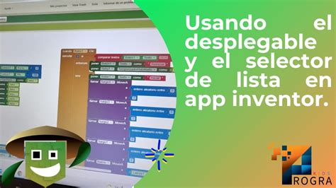 Curso de programación en app inventor el selector de lista y el