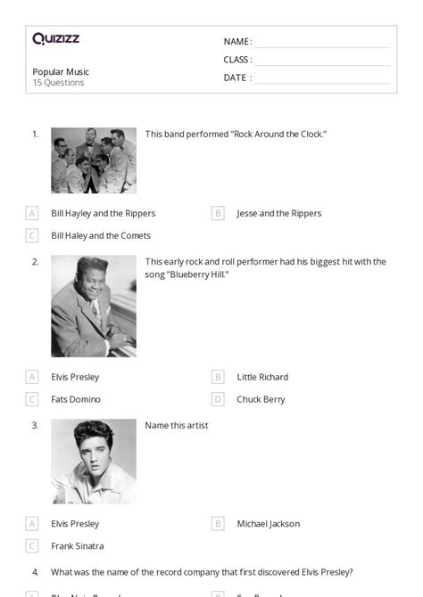 50 Fine Arts Worksheets For 7th Grade On Quizizz Free Printable