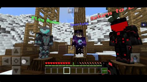 Minecraft PE Skywars Brokenlens Solo YouTube