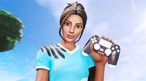 Fortnite Skin Holding Xbox Controller Wallpaper 06C