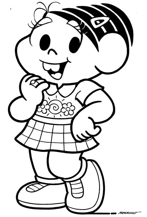 Desenhos da Mônica para colorir Pop Lembrancinhas