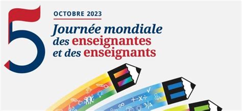 Journée mondiale des enseignantes et des enseignants 2023 CSSDN