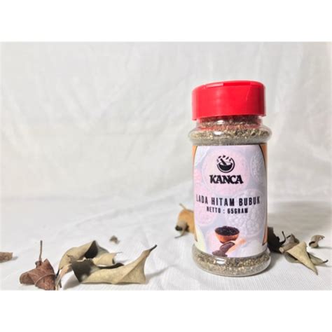 Jual Lada Hitam Bubuk 65 Gram Black Pepper Powder Shopee Indonesia
