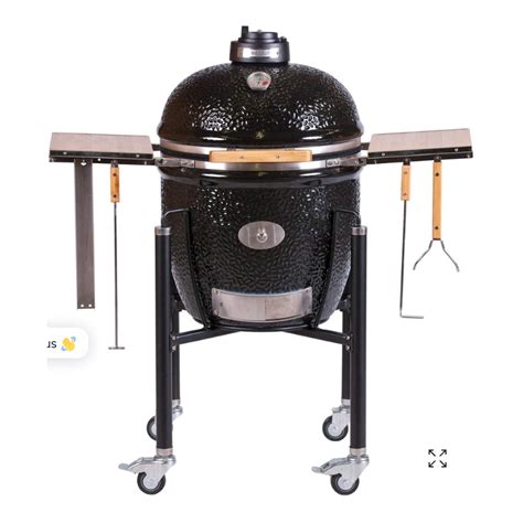 Barbecue Ceramique MONOLITH classic Pro Série 2 0 Noir avec Chariot