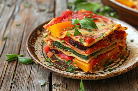 Recette de lasagnes végétariennes aux légumes vegan Au Vert Avec Lili