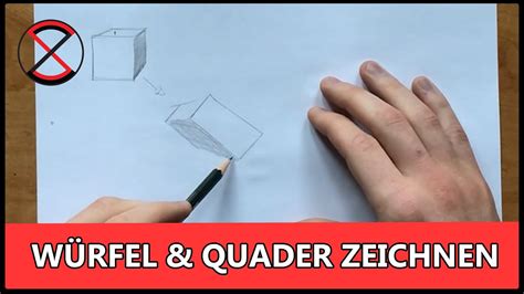Würfel zeichnen Perspektive Zeichnen lernen Komplettkurs EP 06 YouTube