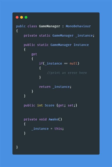 setting up the singleton pattern in unity by jon jenkins medium