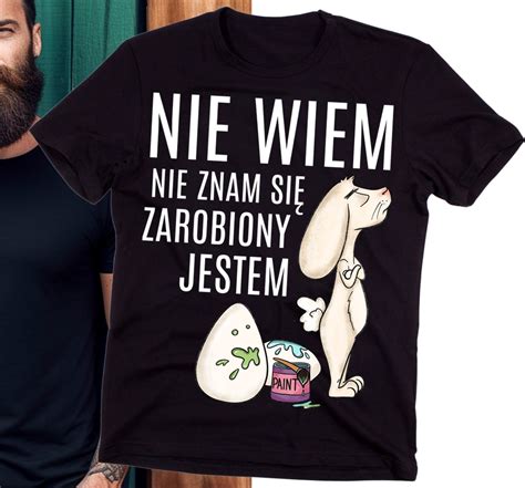 śmieszna męska koszulka na wielkanoc id 142049 TIMEFORF