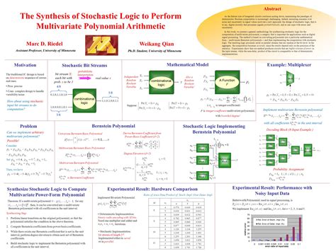 weikang qian the synthesis of stochastic logic to perform multivariate polynomial arithmetic