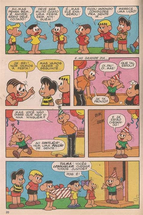 Arquivos Turma da Mônica Cebolinha HQ Aniversário Infalível