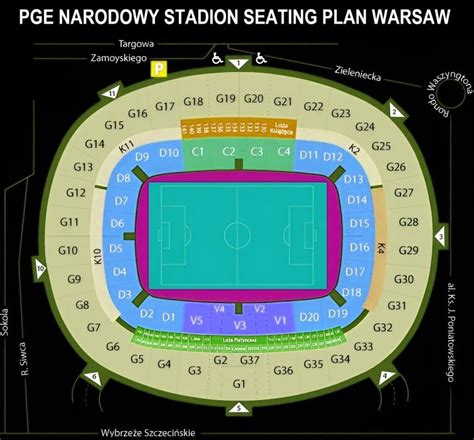 PGE Narodowy Seating Chart Parking Map Ticket Price Ticket Booking