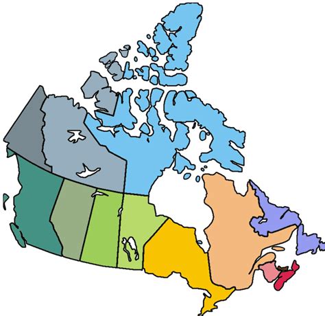 Blank Canada Map Png