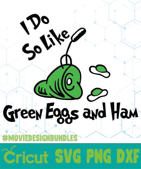 I DONT NOT LIKE GREEN EGGS AND HAM DR SEUSS CAT IN THE HAT QUOTES SVG