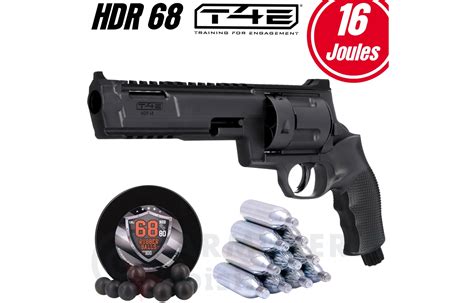 Revolver de défense Umarex T4E HDR68 16 Joules Armurerie Loisir