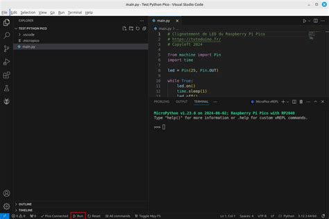 Programmer Un Raspberry Pi Pico En Python Avec Vs Code