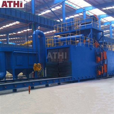 Steel Structure Shot Blasting Machine For Cleaning H Beam Industry