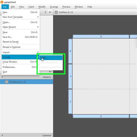 Javafx Not Able To Customize The View With Included Components In