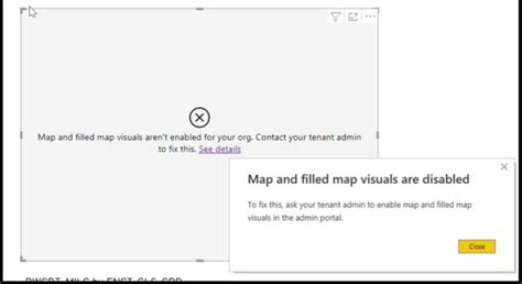 Fix Map And Filled Map Visuals Arent Enabled For Your Org In Power Bi