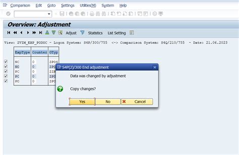 sap abap central how to copy table entries from one system to another using adjustment process