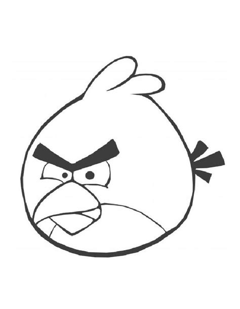Angry Birds Printable Coloring Page