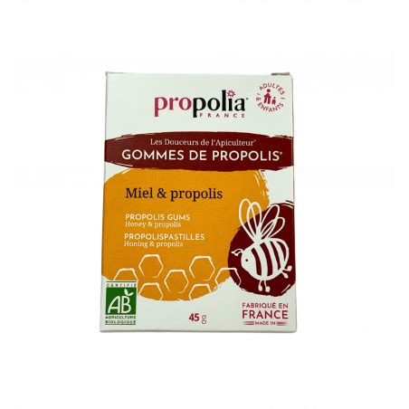 Gommes Miel Propolis Bio