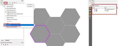 Changing The Shape Of The Overview Marker In QGIS Print Composer