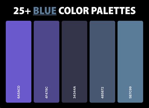 Best Blue Color Palettes With Names Hex Codes Artofit
