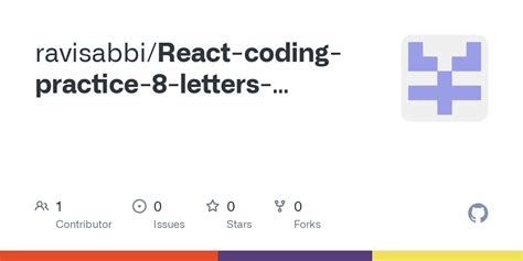 github ravisabbi react coding practice 8 letters calculator