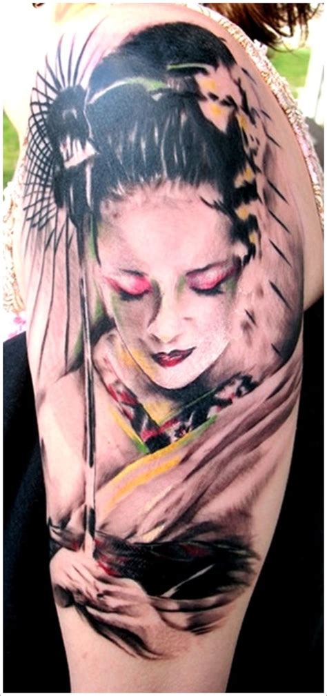 Traditional Geisha Tattoo That Inspire Your Artistic Side