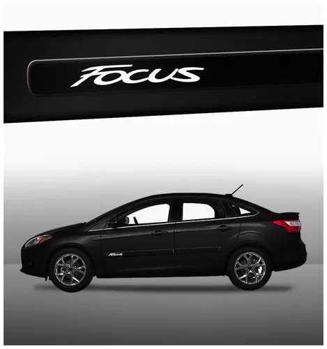 Adesivo Friso Resinado Alto Relevo Ford Focus Sedan Ca Cor Preto