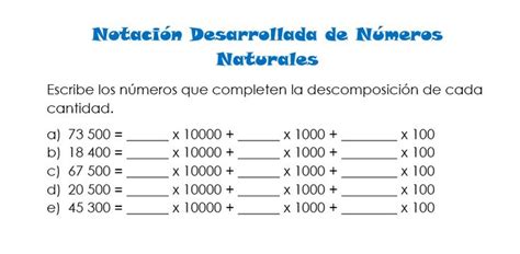 Tabla De Notacion Desarrollada