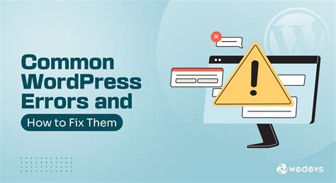 Common Wordpress Errors And How To Fix Them Wp Content