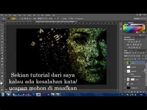 Tutorial Cara Membuat Efek Tipografi Pada Wajah Dengan Adobe Photoshop