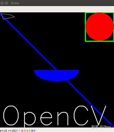新视界 opencv教程 4 绘图功能 知乎