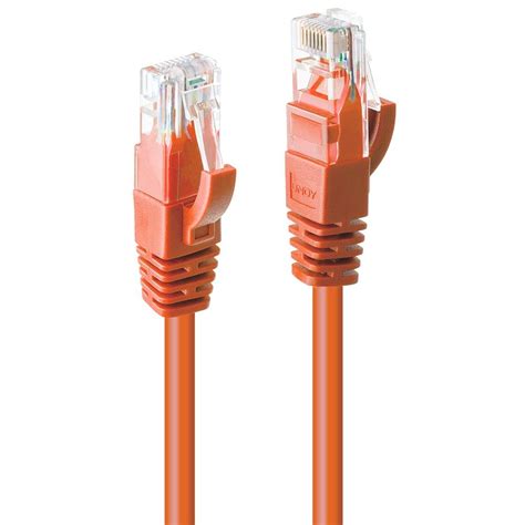 M Cat U Utp Network Cable Orange Cables Adapters From Lindy Uk