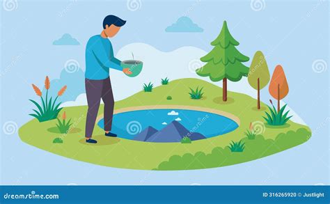 At A Small Pond The Guide Introduced The Concept Of Natural Filtration