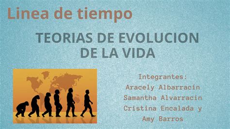 SOLUTION Linea De Tiempo De La Teor As De La Evoluci N De La Vida