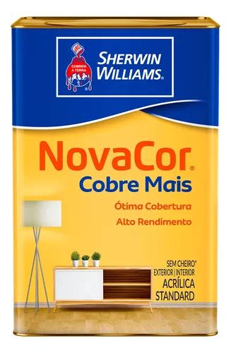 Tinta Acrílica Novacor Cobre Mais Standard 18 Litros Acabamento Fosco