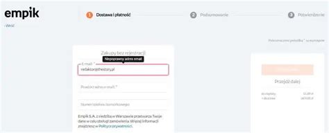 Projektowanie formularzy zamówienia w sklepie internetowym